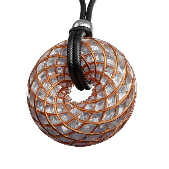 Harmonizing iTorus iZ Zero Point Crystal Toroid Pendant/Necklace for E ...