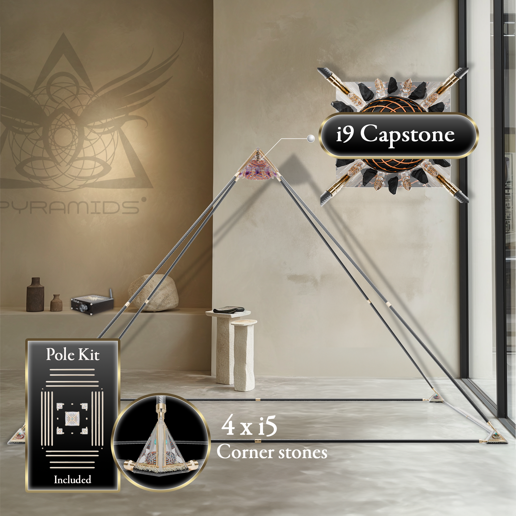 iPyramids i9 The COSMOS: Ultimate Tachyon Vortex for Quantum Healing ...